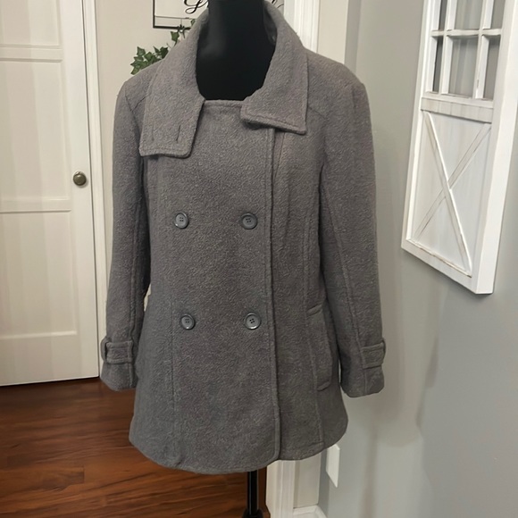 Jackets & Coats | Bnci By Blanc Noir Large Grey Wool Jacket | Poshmark